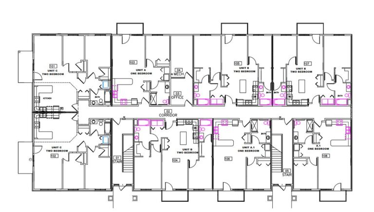 Floor Plan – Riverview Lofts